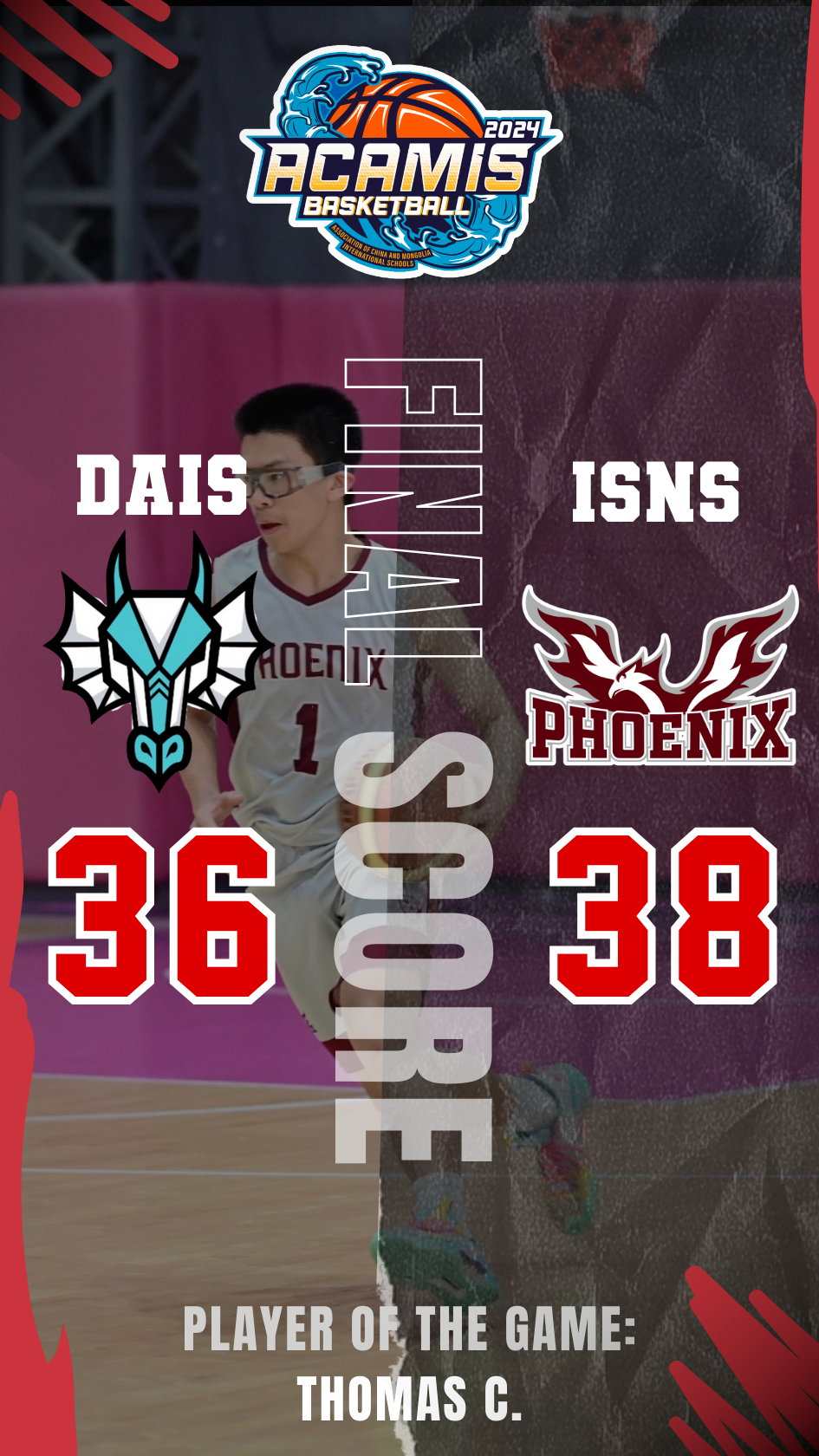 【教育】ACAMIS篮球联赛夺冠！ – 高峰傲